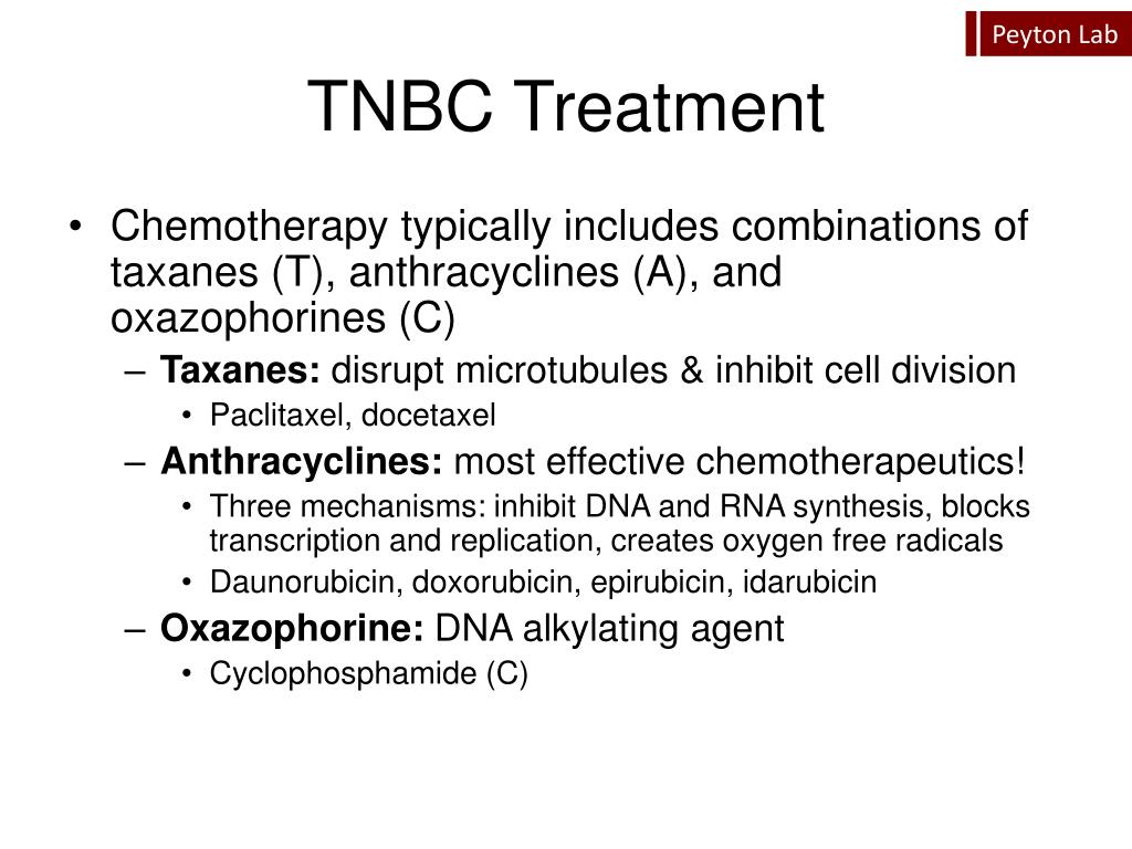 PPT - Chemotherapeutic Treatment Options for Triple Negative Breast ...