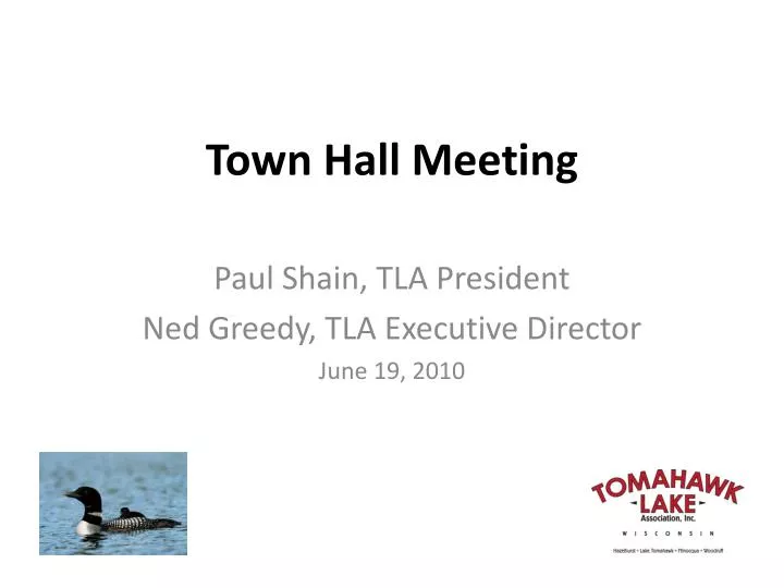 PPT - Town Hall Meeting PowerPoint Presentation, free download - ID:2363417