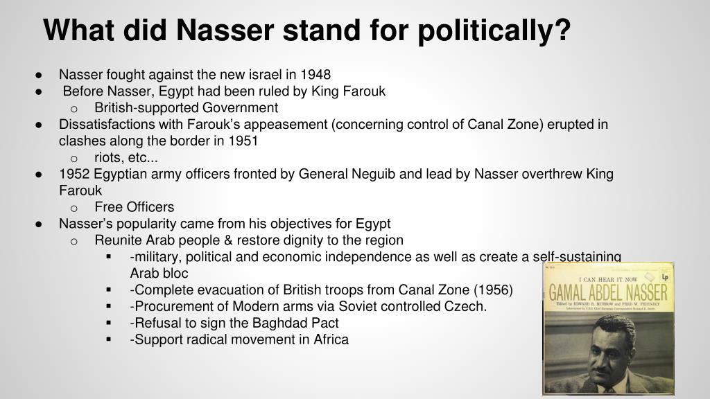 PPT - Nasser, Communists, and the Muslim Brotherhood PowerPoint ...