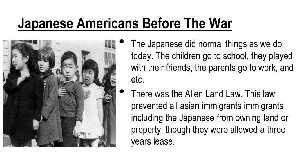PPT - Japanese Americans By: Katerina, Pajar, Meyayua, Dana, Ismael ...