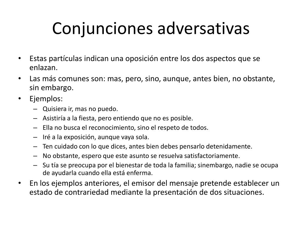 PPT - Las oraciones compuestas y las conjunciones Español 12 PowerPoint ...