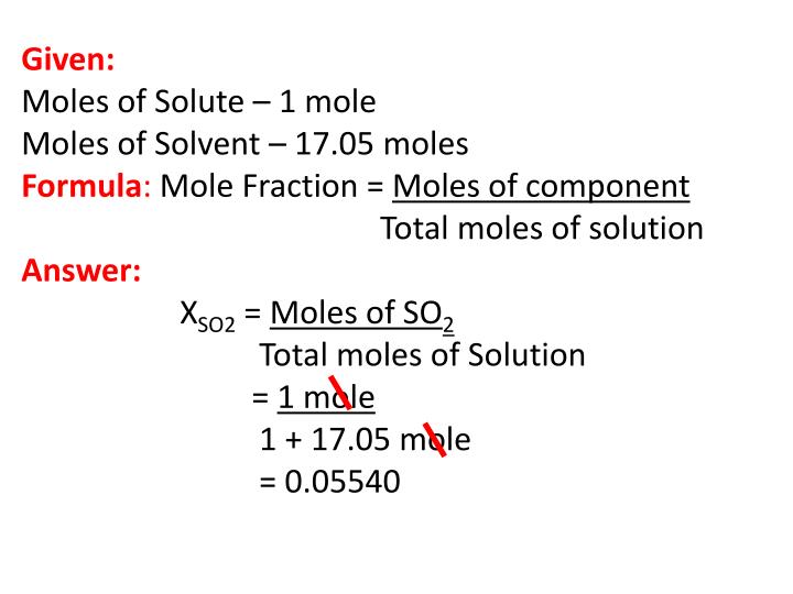 PPT Mole Fraction PowerPoint Presentation ID 2364631