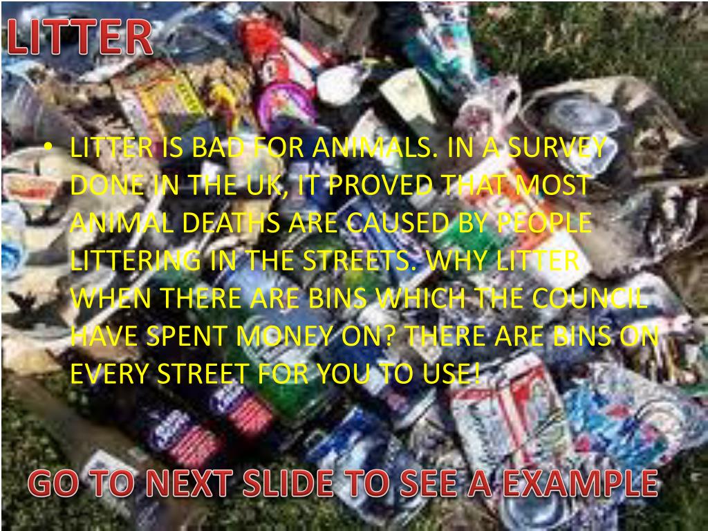 PPT - JOHN MUIR AWARD PRESENTS FACTS ABOUT LITTER PowerPoint ...