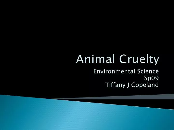 PPT - Animal Cruelty PowerPoint Presentation, free download - ID:2364912