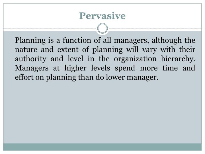 PPT - Characteristics of Planning PowerPoint Presentation - ID:2364964