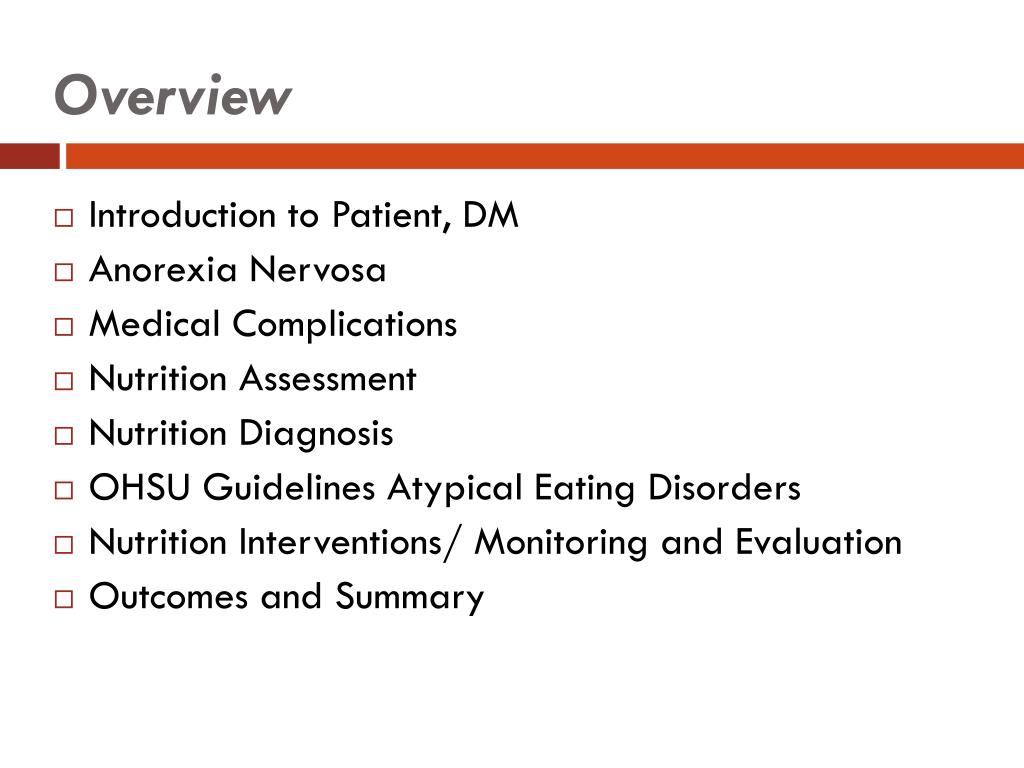 PPT - Case Study: Anorexia Nervosa in the Adolescent Male Patient ...