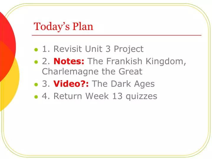 PPT - Today’s Plan PowerPoint Presentation, free download - ID:2365593