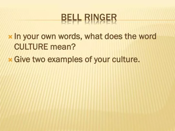 PPT - Bell ringer PowerPoint Presentation, free download - ID:2365691