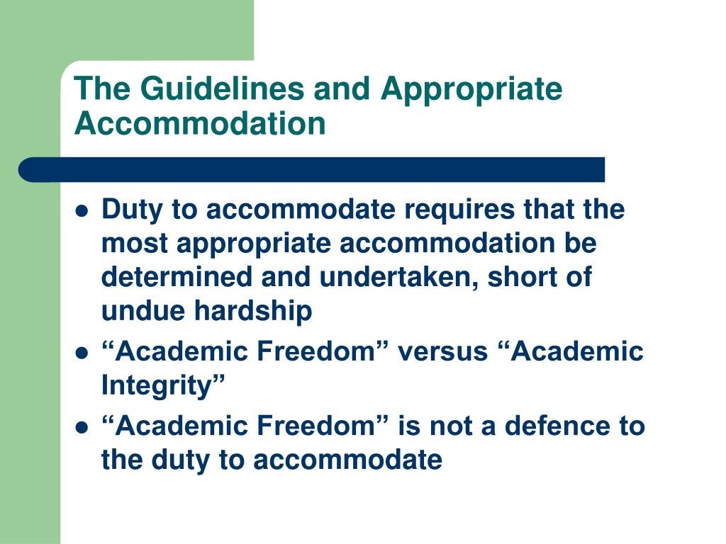 PPT - Accessible Education Guidelines: Understanding Student & Faculty ...