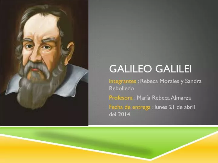 PPT - Galileo galilei PowerPoint Presentation, free download - ID:2366092