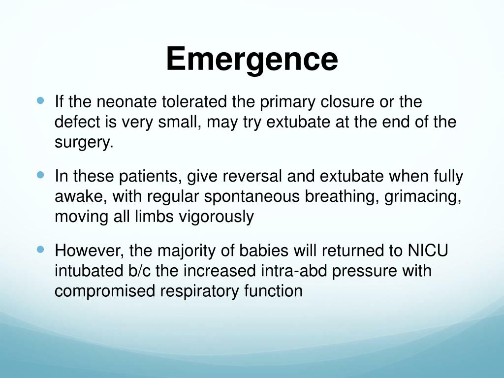 PPT - Anesthetics Management for Neonates with Gastroschisis Repair ...