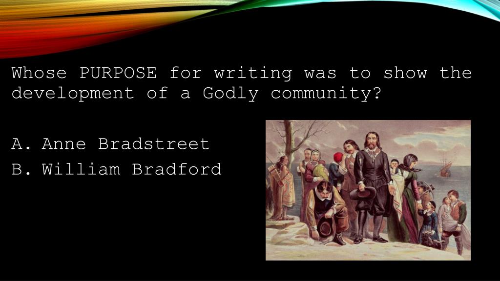 PPT - Who is this Puritan poet that wrote poems about the difficulties ...