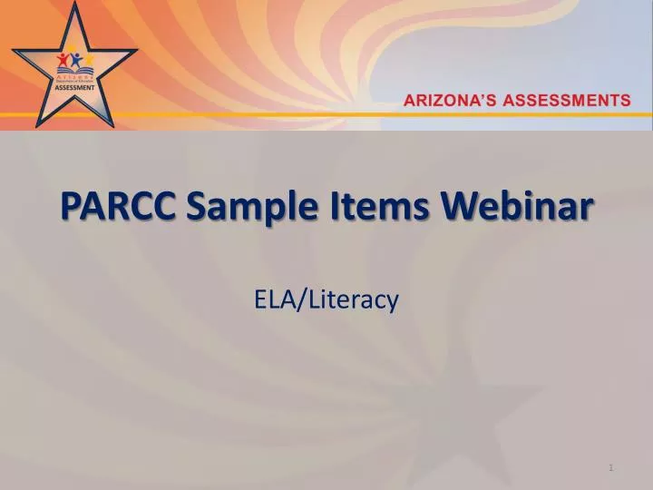PPT - PARCC Sample Items Webinar PowerPoint Presentation, free download ...