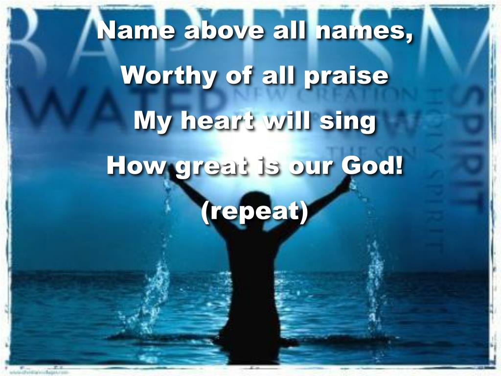 PPT - How Great Is Our God The splendor of the King Clothed in majesty ...