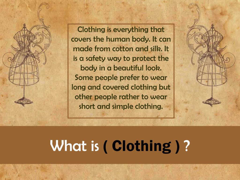 PPT - CLOTHING FASHION PowerPoint Presentation, free download - ID:2366818