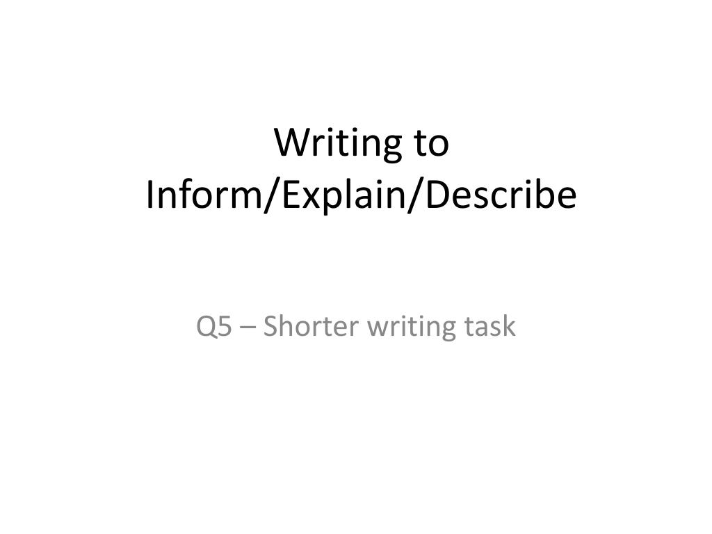 PPT - Describing - telling the doctor how you feel. Informing - the ...
