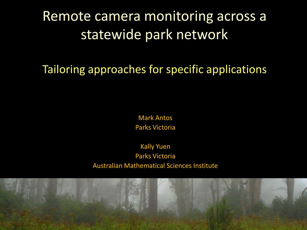PPT - Mark Antos Parks Victoria Kally Yuen Parks Victoria Australian ...