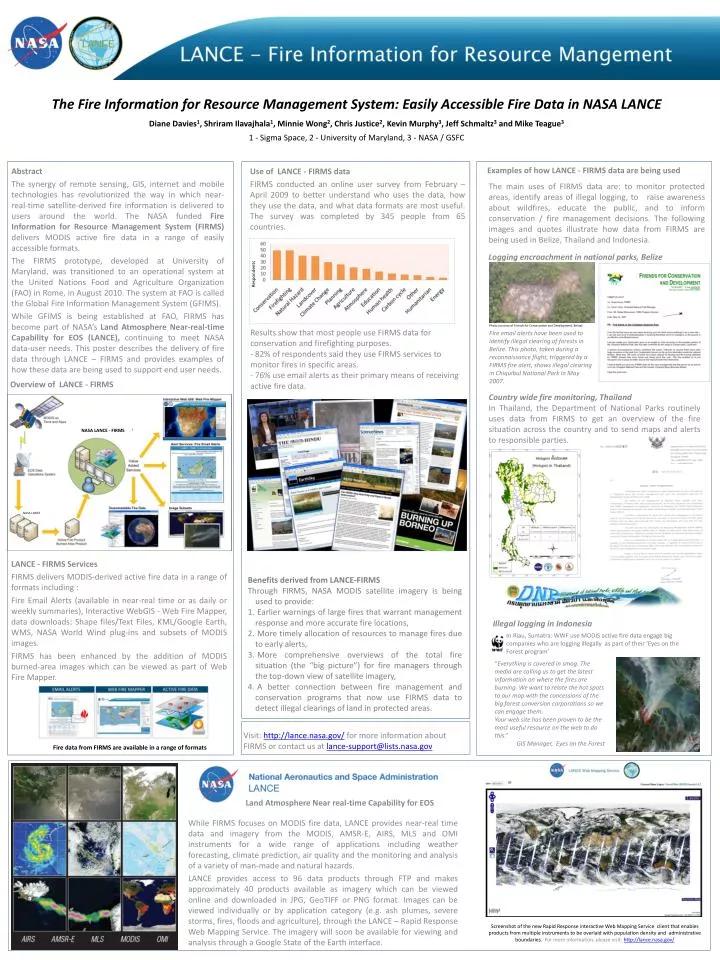 PPT - FIRMS/ NASA LANCE - FIRMS PowerPoint Presentation, free download ...
