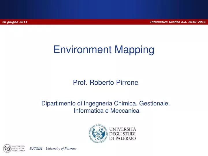 PPT - Environment Mapping PowerPoint Presentation, free download - ID ...
