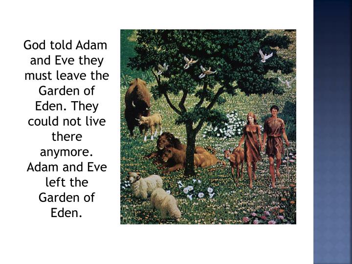 PPT - Adam and Eve and their family offered sacrifices PowerPoint ...