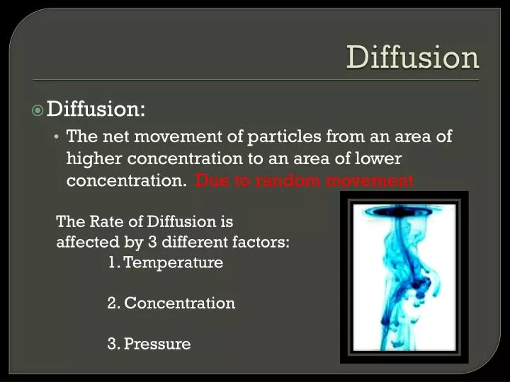 PPT - Diffusion PowerPoint Presentation, free download - ID:2370020