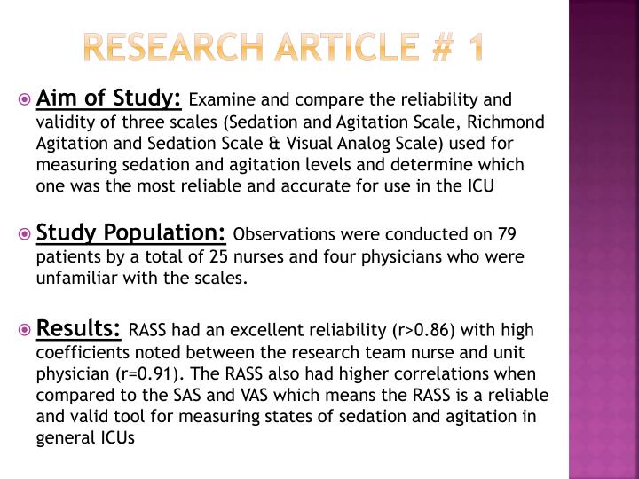 PPT - Richmond Agitation & Sedation Scale PowerPoint Presentation - ID ...