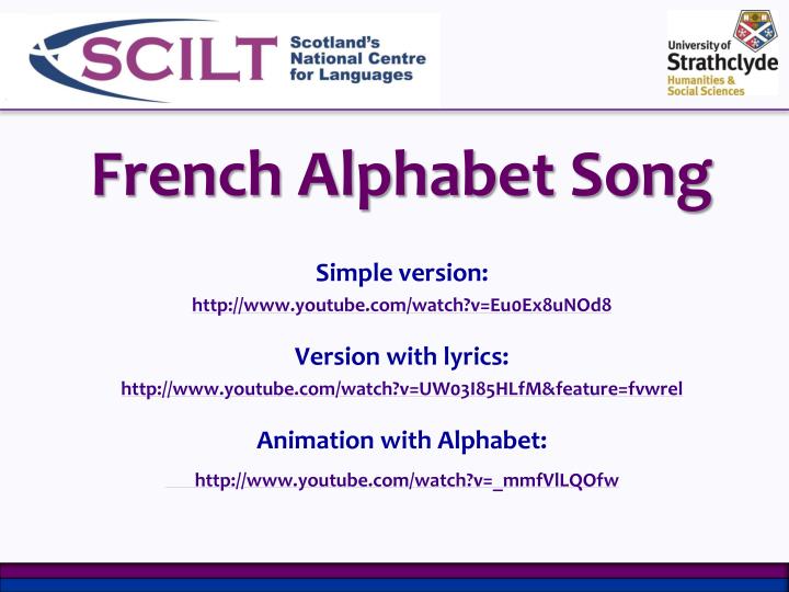 PPT - The Alphabet Song PowerPoint Presentation - ID:2370655