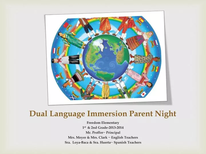 PPT - Dual Language Immersion Parent Night PowerPoint Presentation ...
