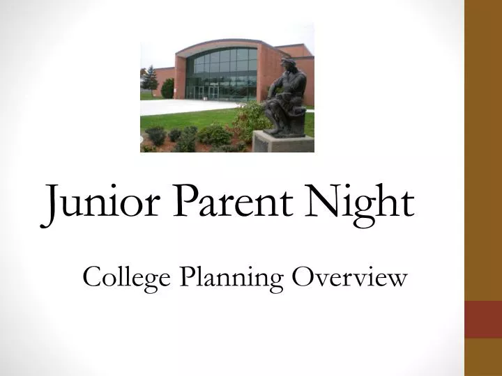 PPT - Junior Parent Night PowerPoint Presentation, free download - ID:2371196