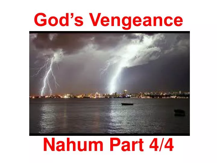 PPT - God’s Vengeance PowerPoint Presentation, free download - ID:2371214