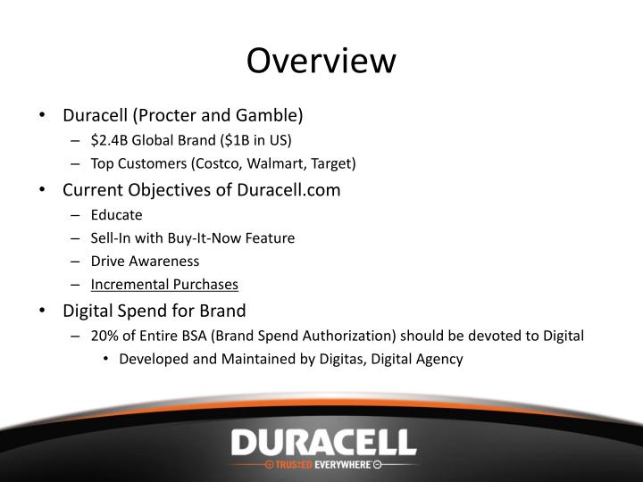 PPT - Duracell PowerPoint Presentation - ID:2371252
