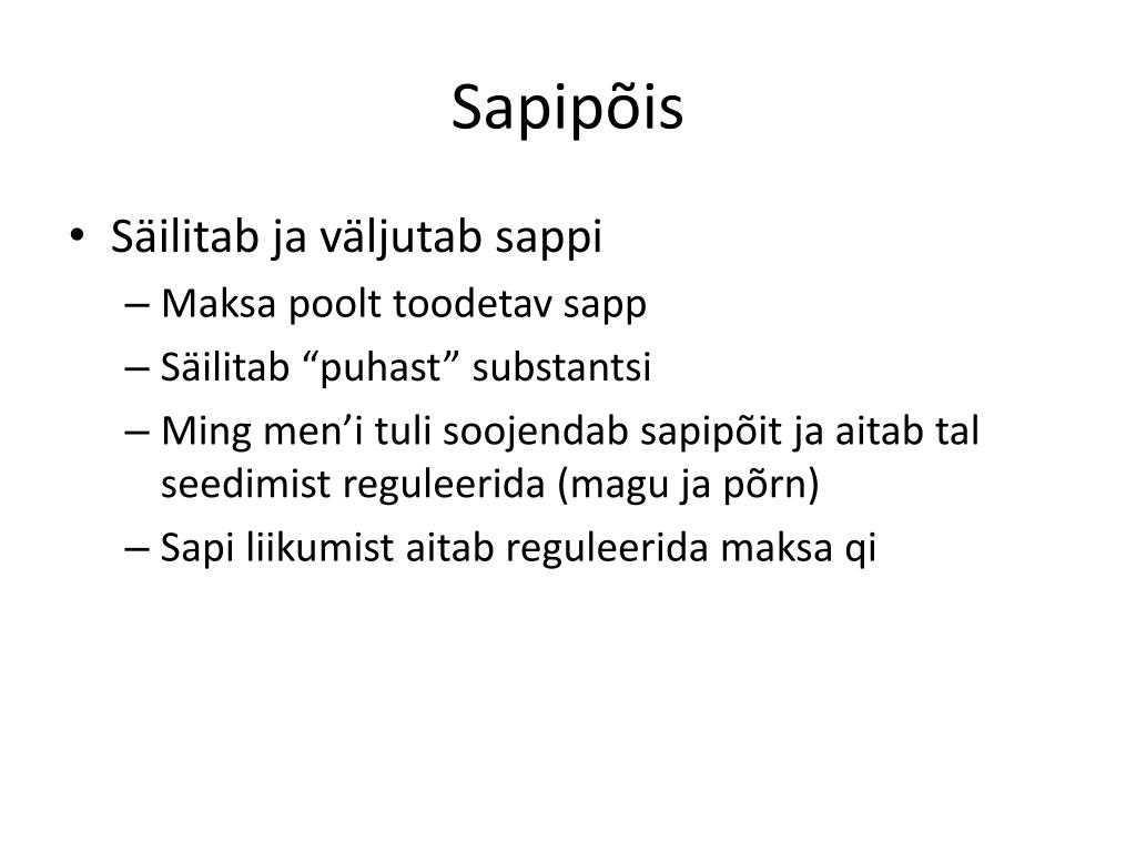 PPT - Hiina meditsiini teooria kursus III tsükkel PowerPoint ...