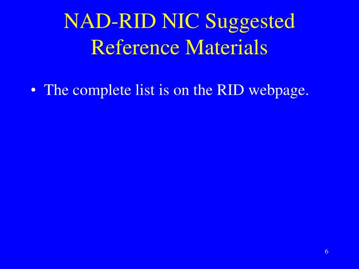 PPT - NIC Preparation Interview and Performance PowerPoint Presentation ...
