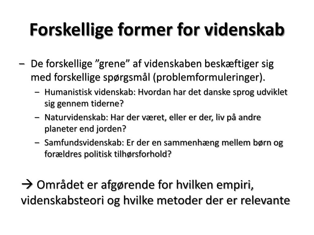 PPT - Videnskabsteori - for begyndere PowerPoint Presentation, free ...