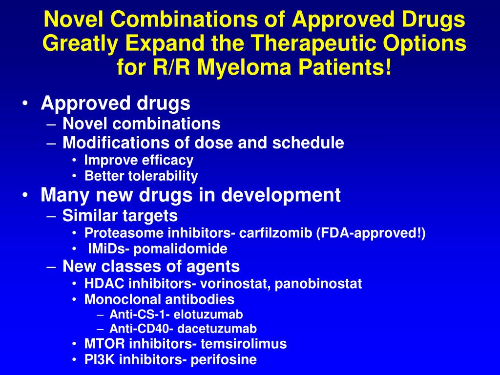 PPT - Update on Novel Combinations for Relapsed/Refractory Disease ...