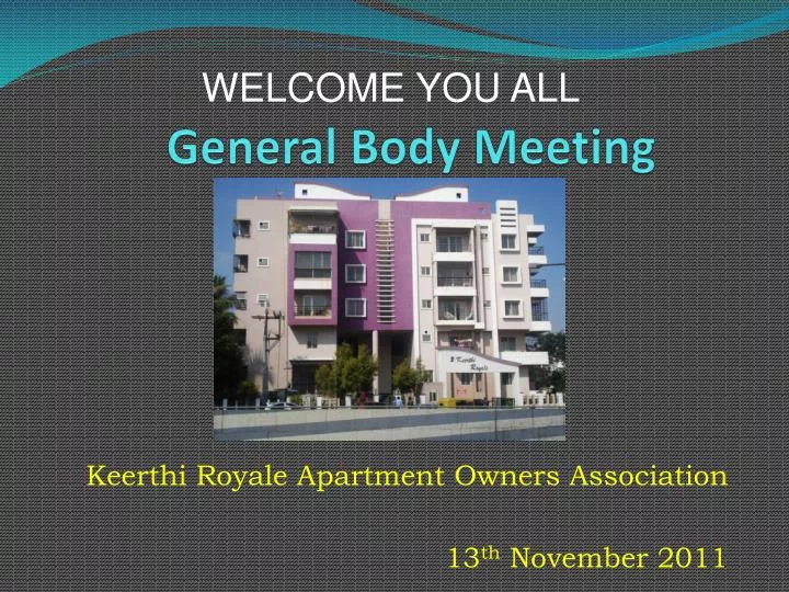 PPT - General Body Meeting PowerPoint Presentation, free download - ID ...