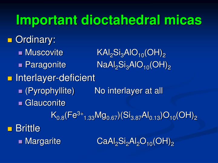 PPT - Chapter 27 The Phyllosilicates PowerPoint Presentation - ID:2373308