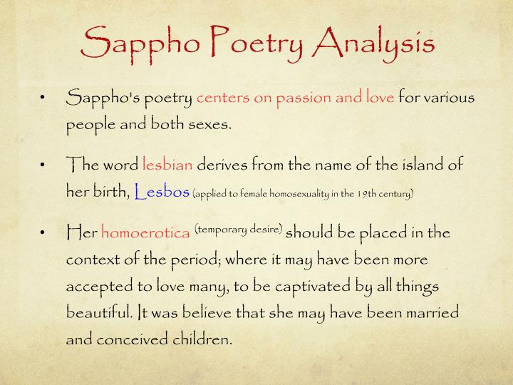 PPT - Sappho PowerPoint Presentation - ID:2373568