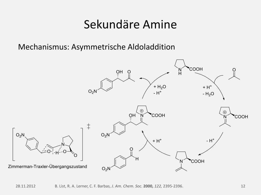 PPT - Moderne Strategien in der Organokatalyse PowerPoint Presentation ...