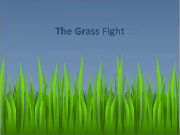 PPT - The Grass Fight PowerPoint Presentation, free download - ID:2374177