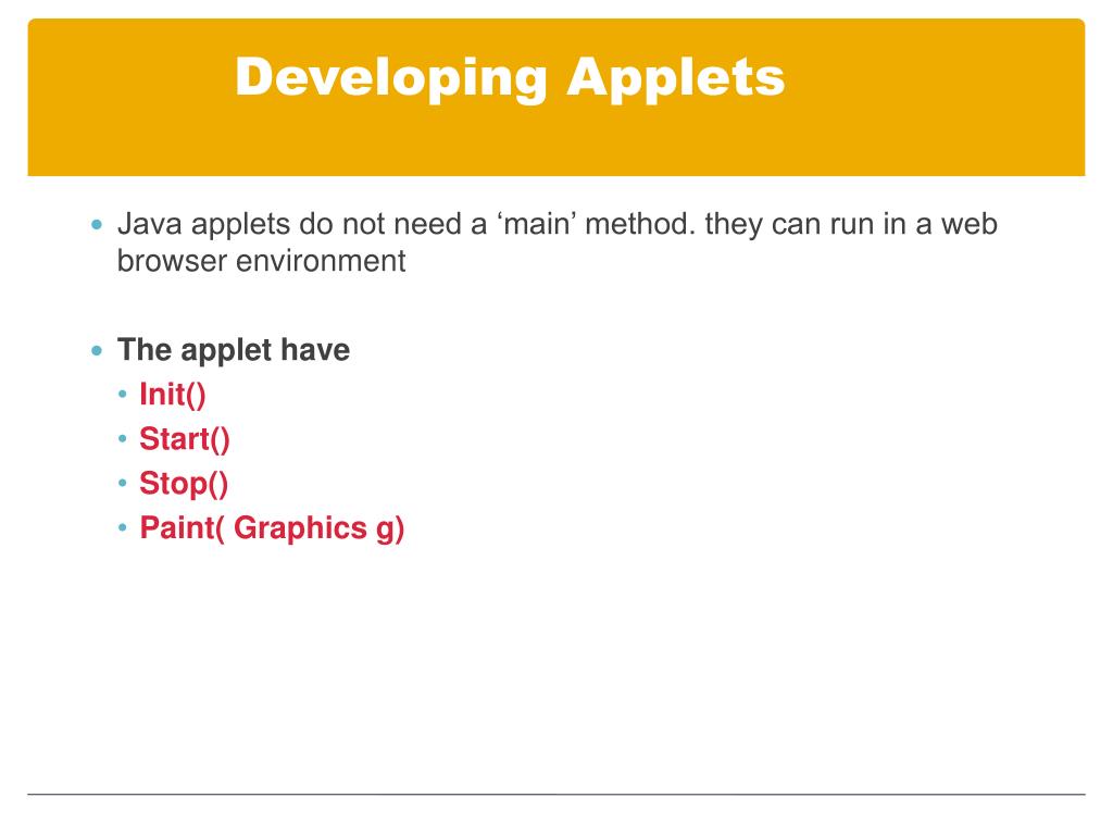 PPT - Java Applets PowerPoint Presentation, free download - ID:2374561 PPT - Java Applets PowerPoint Presentation, free download - ID:2374561