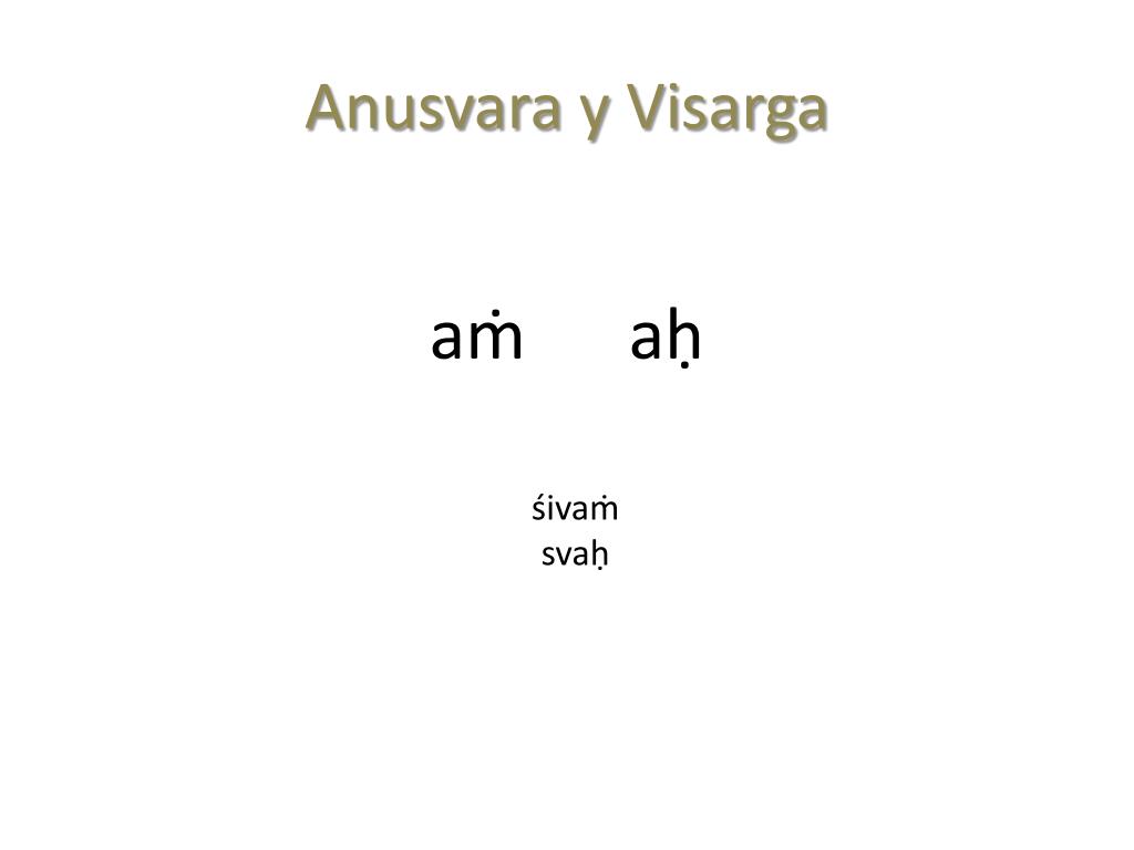 PPT - Alfabeto y Guía de pronunciación para los mantras védicos ...