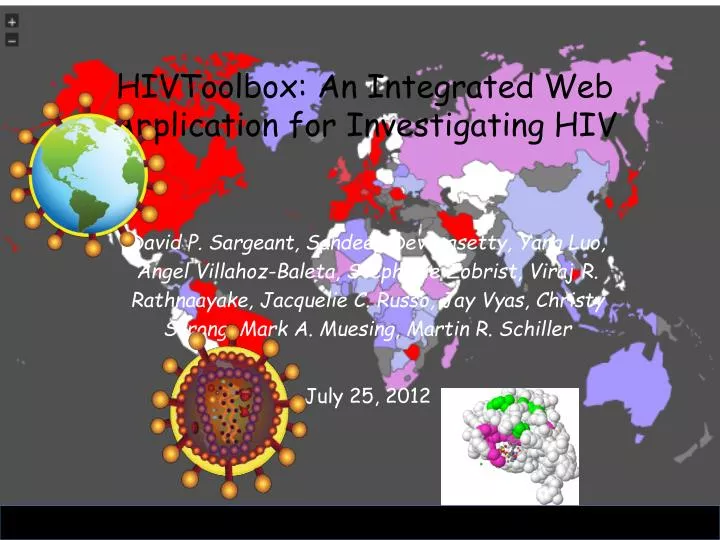PPT - HIVToolbox: An Integrated Web Application for Investigating HIV ...