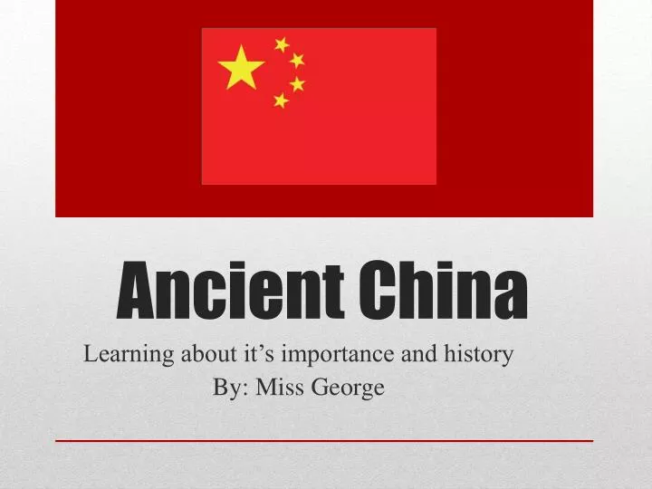 PPT - Ancient China PowerPoint Presentation, free download - ID:2374826