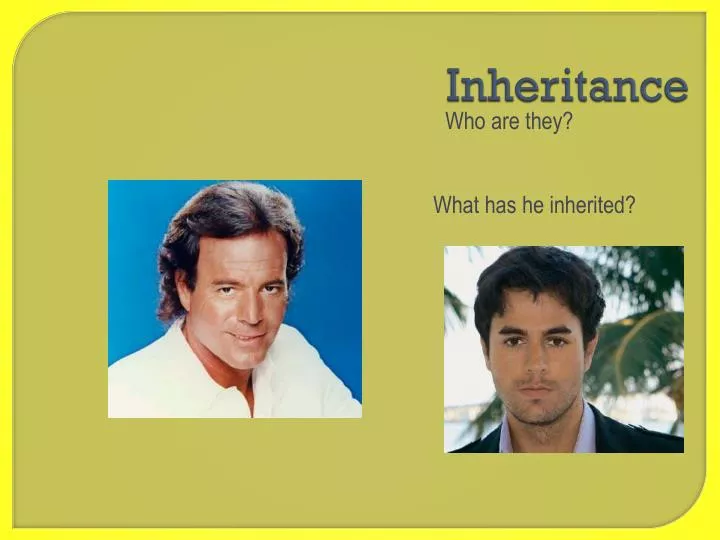 PPT - Inheritance PowerPoint Presentation, free download - ID:2375171 PPT - Inheritance PowerPoint Presentation, free download - ID:2375171
