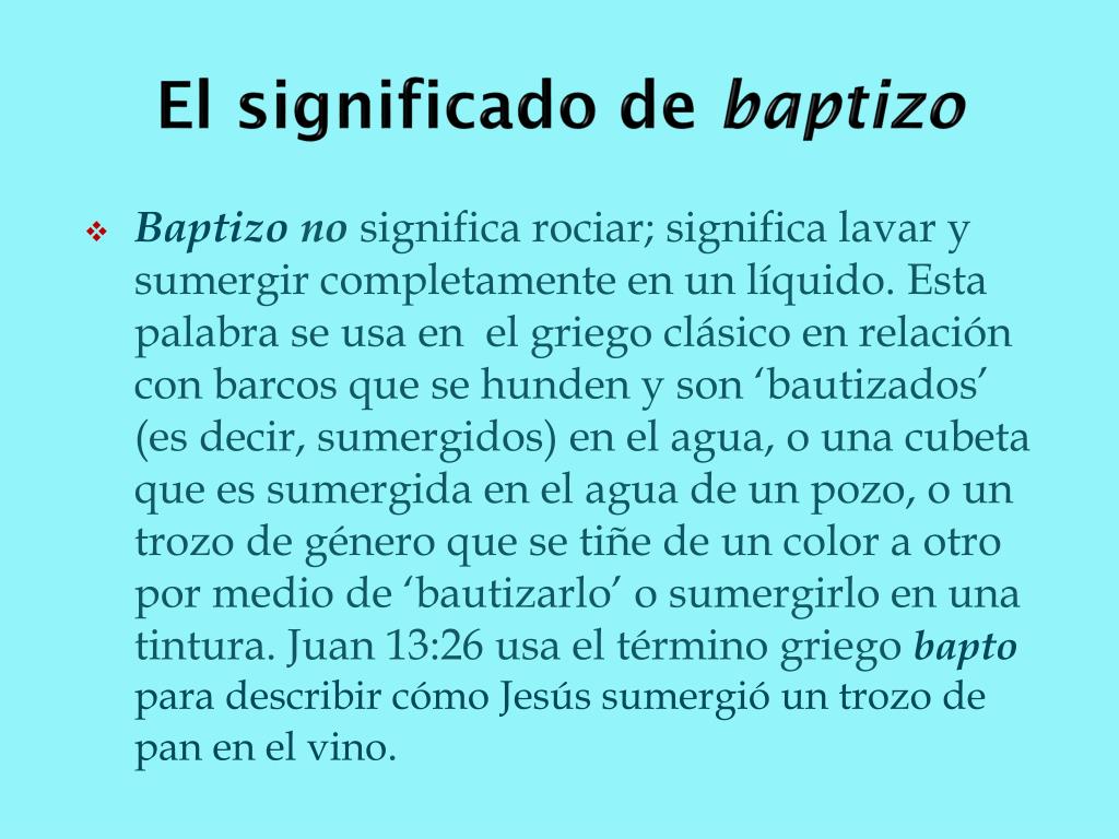 PPT - PRINCIPIOS BÁSICOS DE LA BIBLIA ESTUDIO 10 EL BAUTISMO EN JESÚS ...