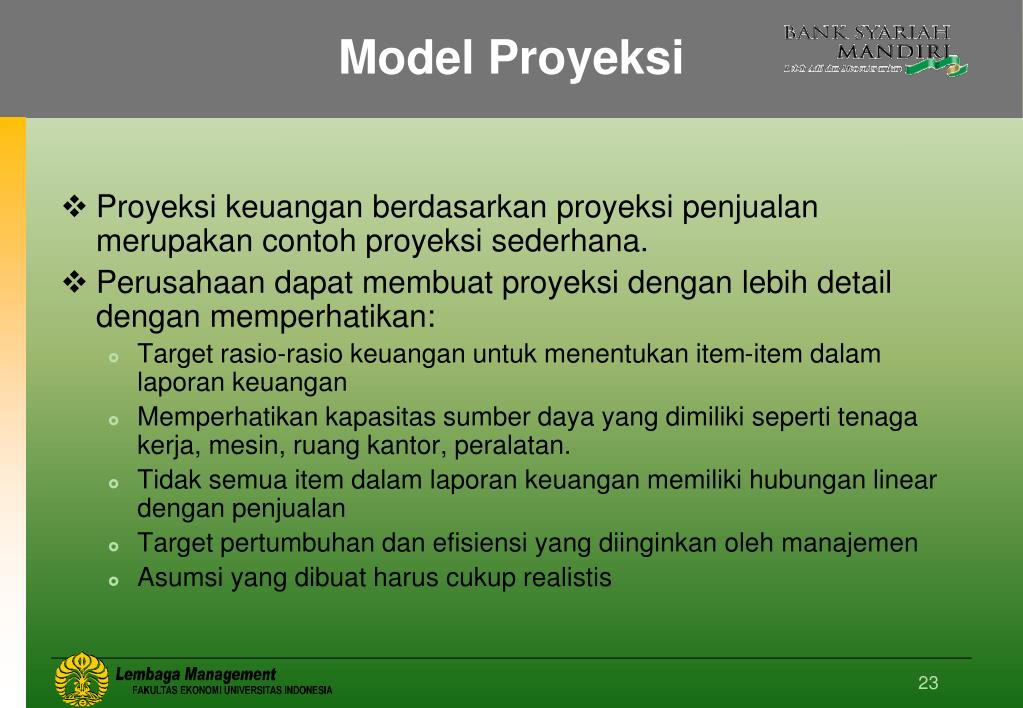 PPT - PROYEKSI LAPORAN KEUANGAN PowerPoint Presentation, free download ...