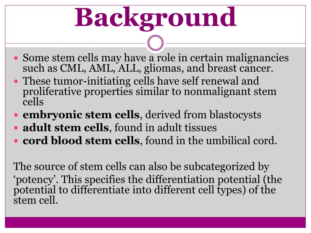 PPT - Molecular and Cellular Biology of Cancer PowerPoint Presentation ...