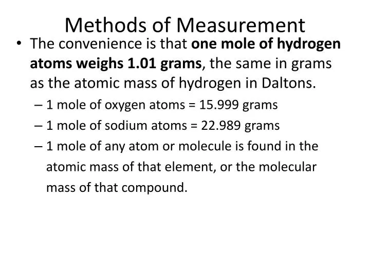 PPT - Methods of Measurement PowerPoint Presentation, free download ...