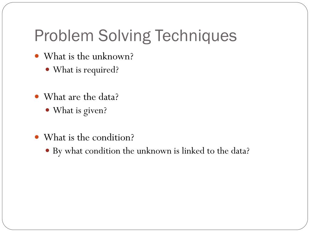 Ppt Introduction To Computer Programming Problem Solving And Algorithms Powerpoint Presentation